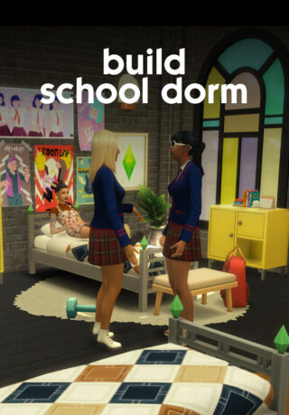 Boarding School Dorm (Sims 4 Build Room)