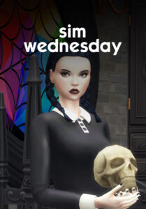 Sims 4 CC: Beautiful Wednesday Sim Download