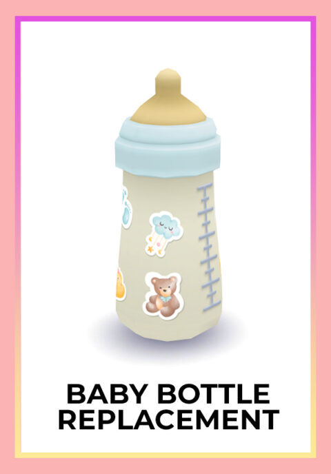 Baby Bottle Sims 4 Mod (Default Replacement)