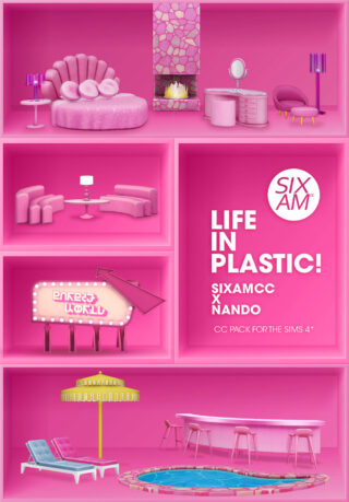 Sims 4 CC: Life In Plastic! 💖 A Barbie World CC Pack
