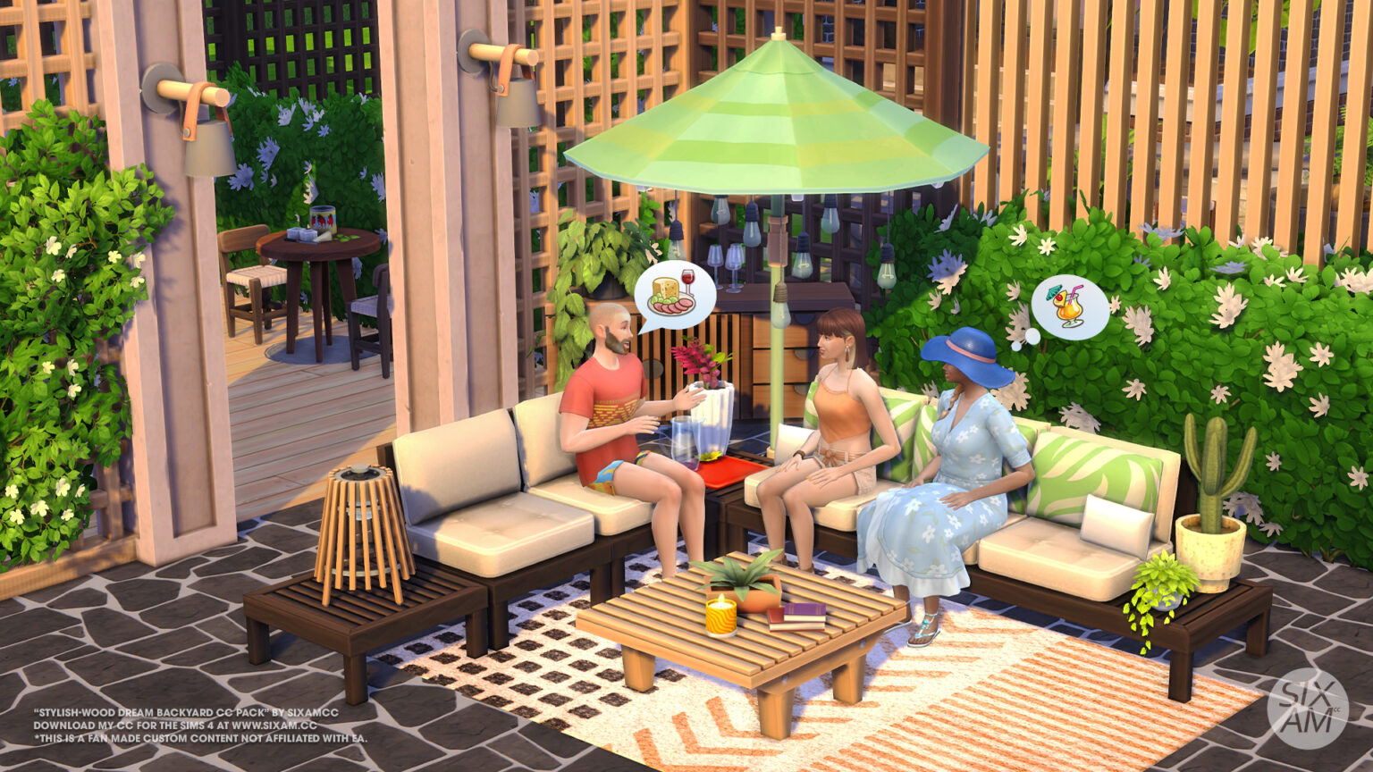 Sims 4 CC Furniture Series - Beautiful Stylish-Wood Collection