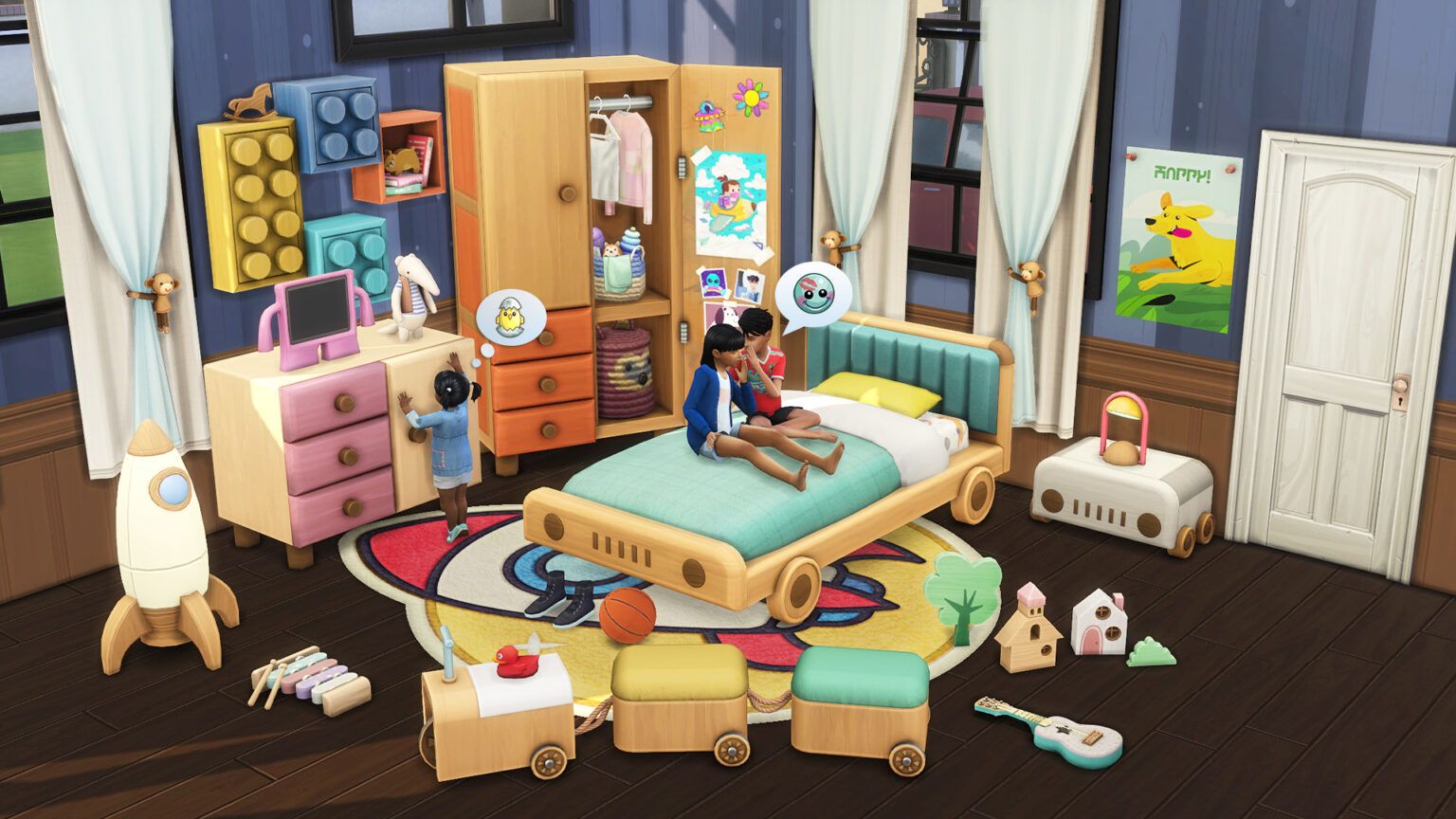 Sims 4 CC Furniture Series - Beautiful Stylish-Wood Collection