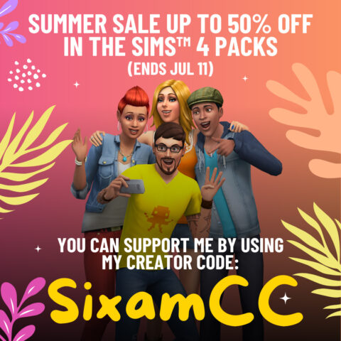 Sixam CC - Custom Content For The Sims 4