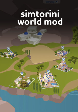 Simtorini: Breeze Of Greece (Sims 4 Mod)